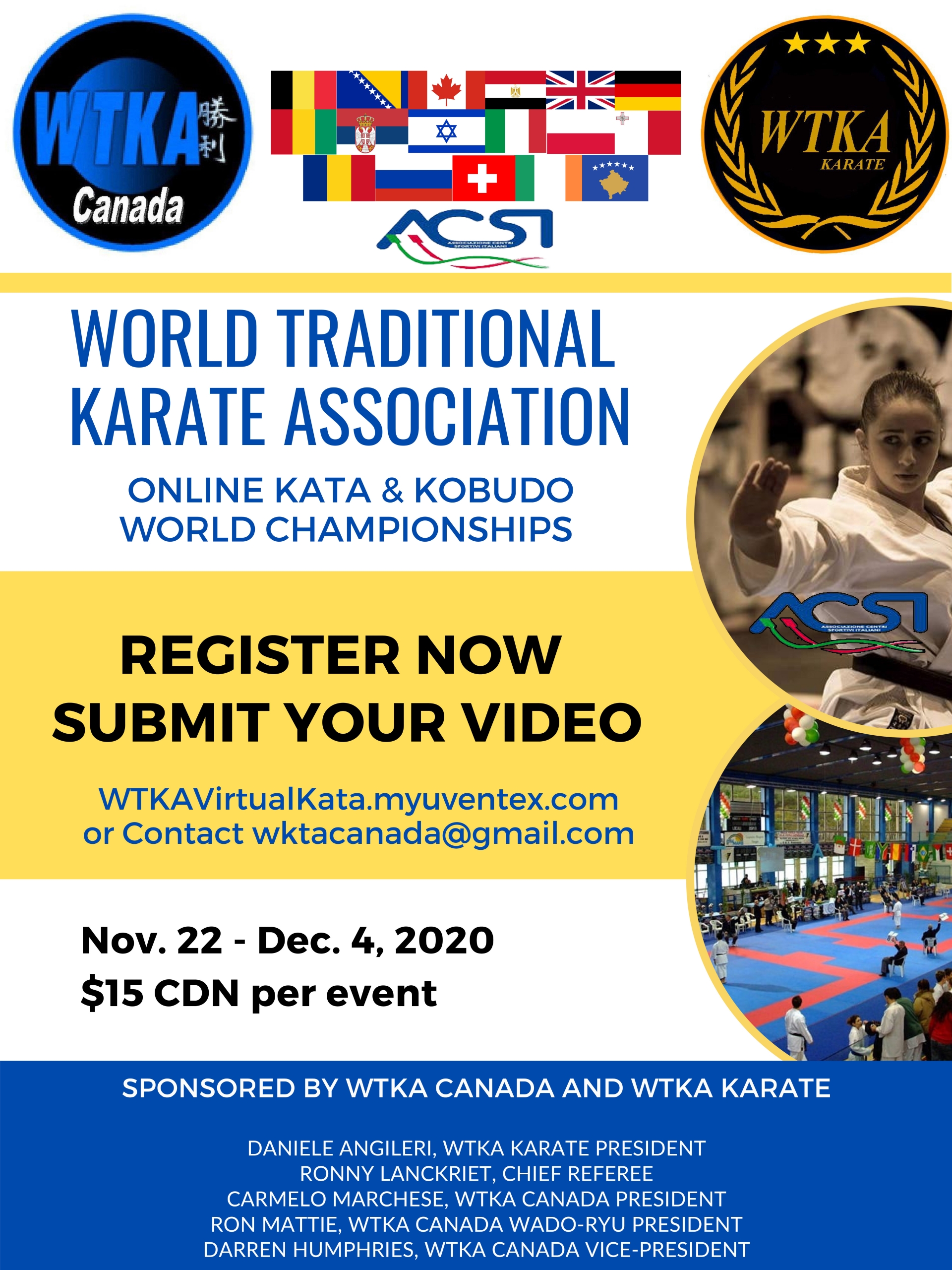 World Championships Online - RESULTS - WTKA